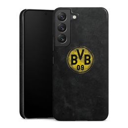 DeinDesign Galaxy S22 Handy Premium Case Smartphone Handyh&uuml;lle Schutzh&uuml;lle gl&auml;nzend Bvb Borussia Dortmund Merchandise Premium Case