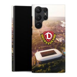 DeinDesign Galaxy S23 Ultra Handy Premium Case Smartphone Handyh&uuml;lle Schutzh&uuml;lle gl&auml;nzend Sgd Sg Dynamo Dresden Stadium Premium Case