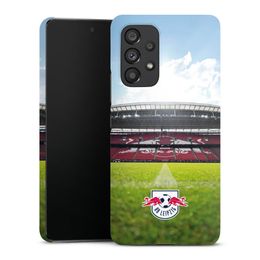 DeinDesign Galaxy A53 5G Handy Premium Case Smartphone Handyh&uuml;lle Schutzh&uuml;lle gl&auml;nzend Rb Leipzig Stadium Official Licensed Product Premium Case