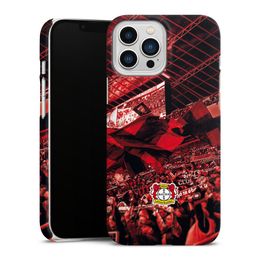 DeinDesign iPhone 13 Pro Max Handy Premium Case Smartphone Handyh&uuml;lle Schutzh&uuml;lle matt Merchandise Official Licensed Product Bayer 04 Leverkusen Premium Case
