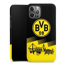 DeinDesign iPhone 12 Pro Max Handy Premium Case Smartphone Handyh&uuml;lle Schutzh&uuml;lle matt Borussia Dortmund Stadium Bvb Premium Case