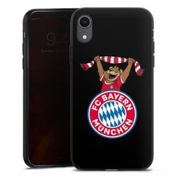 DeinDesign iPhone Xr Handy Silikon H&uuml;lle Case schwarz Handyh&uuml;lle Bernie Official Licensed Product Fc Bayern M&uuml;nchen
