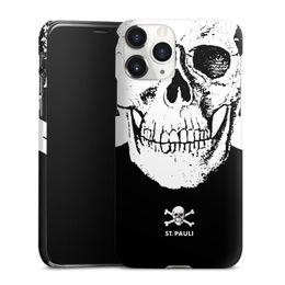 DeinDesign iPhone 11 Pro Handy Premium Case Smartphone Handyh&uuml;lle Schutzh&uuml;lle matt Totenkopf Official Licensed Product Fc St. Pauli Premium Case