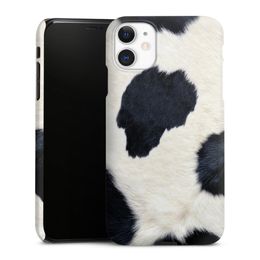DeinDesign iPhone 11 Handy Premium Case Smartphone Handyh&uuml;lle Schutzh&uuml;lle matt Animal Look Animal Print Cow Skin Premium Case
