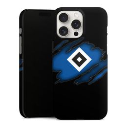 DeinDesign iPhone 15 Pro Max Handy Premium Case Smartphone Handyh&uuml;lle Schutzh&uuml;lle matt Official Licensed Product Hsv Hamburger Sv Premium Case