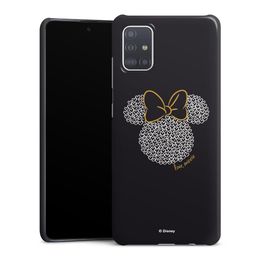 DeinDesign Galaxy A51 Handy Premium Case Smartphone Handyh&uuml;lle Schutzh&uuml;lle gl&auml;nzend Minnie Mouse Muster Disney Premium Case