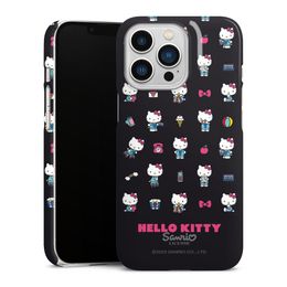 DeinDesign iPhone 13 Pro Handy Premium Case Smartphone Handyh&uuml;lle Schutzh&uuml;lle gl&auml;nzend Kindheit Merchandise Hello Kitty Premium Case