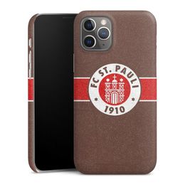 DeinDesign iPhone 12 Pro Handy Premium Case Smartphone Handyh&uuml;lle Schutzh&uuml;lle matt Fc St. Pauli Logo Official Licensed Product Premium Case