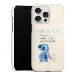 DeinDesign iPhone 15 Pro Max Handy Premium Case Smartphone Handyh&uuml;lle Schutzh&uuml;lle matt Lilo & Stitch Disney Official Licensed Product Premium Case