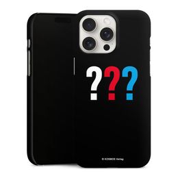 DeinDesign iPhone 15 Pro Max Handy Premium Case Smartphone Handyh&uuml;lle Schutzh&uuml;lle matt Official Licensed Product Die Drei ??? Logo Premium Case