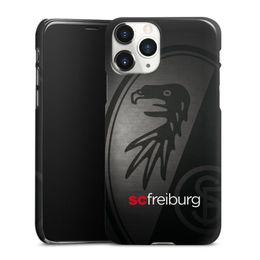 DeinDesign iPhone 11 Pro Handy Premium Case Smartphone Handyh&uuml;lle Schutzh&uuml;lle gl&auml;nzend Sc Freiburg Official Licensed Product Metallic Look Premium Case