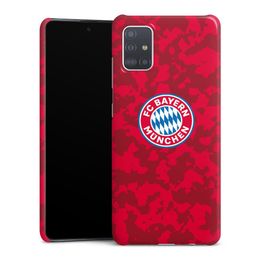 DeinDesign Galaxy A51 Handy Premium Case Smartphone Handyh&uuml;lle Schutzh&uuml;lle gl&auml;nzend Camouflage Fcb Fc Bayern M&uuml;nchen Premium Case
