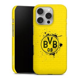 DeinDesign iPhone 16 Pro Handy Premium Case Smartphone Handyh&uuml;lle Schutzh&uuml;lle matt Official Licensed Product Bvb Borussia Dortmund Premium Case