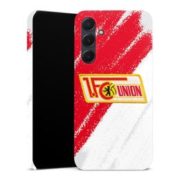 DeinDesign Galaxy A55 5G Handy Premium Case Smartphone Handyh&uuml;lle Schutzh&uuml;lle matt 1. Fc Union Berlin Logo Official Licensed Product Premium Case