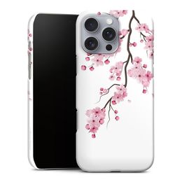 DeinDesign iPhone 16 Pro Max Handy Premium Case Smartphone Handyhülle Schutzhülle glänzend Cherry Blossom Japan Aisa Premium Case