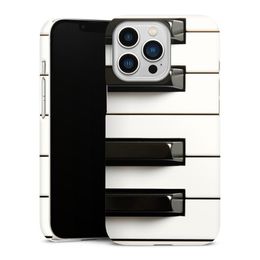 DeinDesign iPhone 13 Pro Handy Premium Case Smartphone Handyh&uuml;lle Schutzh&uuml;lle matt Klavier Music Piano Premium Case