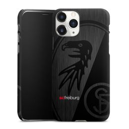 DeinDesign iPhone 11 Pro Handy Premium Case Smartphone Handyh&uuml;lle Schutzh&uuml;lle matt Metallic Look Sc Freiburg Official Licensed Product Premium Case