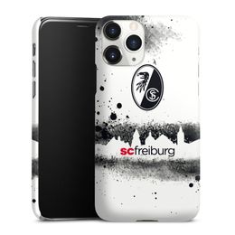 DeinDesign iPhone 11 Pro Handy Premium Case Smartphone Handyh&uuml;lle Schutzh&uuml;lle matt Logo Sc Freiburg Skyline Premium Case
