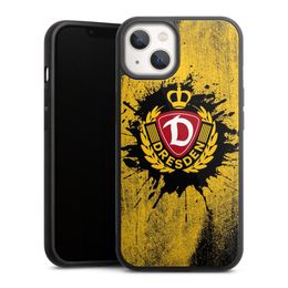 DeinDesign iPhone 13 Handy Gallery Case Handyh&uuml;lle 9H Geh&auml;rtetes Glas R&uuml;ckseite H&uuml;lle Official Licensed Product Soccer Sg Dynamo Dresden Gallery Case