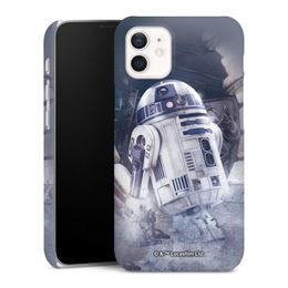 DeinDesign iPhone 12 mini Handy Premium Case Smartphone Handyh&uuml;lle Schutzh&uuml;lle matt Robot Merchandise Star Wars Premium Case