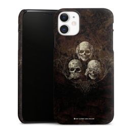 DeinDesign iPhone 11 Handy Premium Case Smartphone Handyh&uuml;lle Schutzh&uuml;lle matt Gothic Art Skulls Premium Case