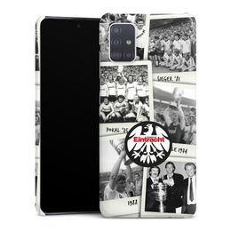 DeinDesign Galaxy A51 Handy Premium Case Smartphone Handyh&uuml;lle Schutzh&uuml;lle gl&auml;nzend Retro Official Licensed Product Eintracht Frankfurt Premium Case