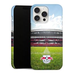 DeinDesign iPhone 15 Pro Max Handy Premium Case Smartphone Handyh&uuml;lle Schutzh&uuml;lle matt Stadium Rb Leipzig Official Licensed Product Premium Case