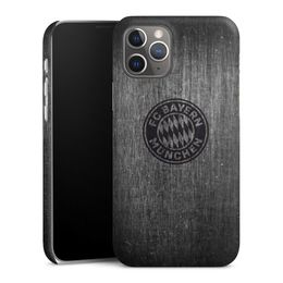 DeinDesign iPhone 12 Pro Handy Premium Case Smartphone Handyh&uuml;lle Schutzh&uuml;lle matt Fcb Metallic Look Fc Bayern M&uuml;nchen Premium Case
