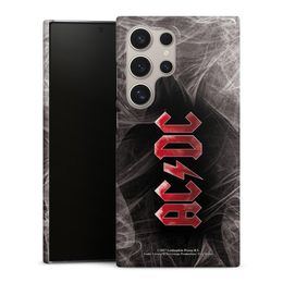DeinDesign Galaxy S24 Ultra Handy Premium Case Smartphone Handyh&uuml;lle Schutzh&uuml;lle gl&auml;nzend Merchandise Acdc Logo Premium Case
