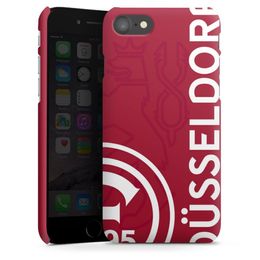 DeinDesign iPhone SE (2020) Handy Premium Case Smartphone Handyh&uuml;lle Schutzh&uuml;lle matt Lettering F95 Fortuna D&uuml;sseldorf Premium Case