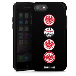 DeinDesign iPhone SE (2020) Handy Panzer Handyh&uuml;lle robuste Outdoor H&uuml;lle Schutzh&uuml;lle gl&auml;nzend Sge Soccer Eintracht Frankfurt Tough Case