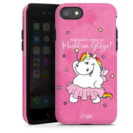 DeinDesign iPhone SE (2020) Handy Panzer Handyh&uuml;lle robuste Outdoor H&uuml;lle Schutzh&uuml;lle gl&auml;nzend Pummeleinhorn Pummel & Friends Official Licensed Product Tough 