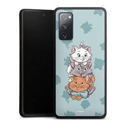 DeinDesign Galaxy S20 FE Handy Premium Silikon H&uuml;lle Handyh&uuml;lle schwarz Case Aristocats Cat Disney Silikon Premium Case