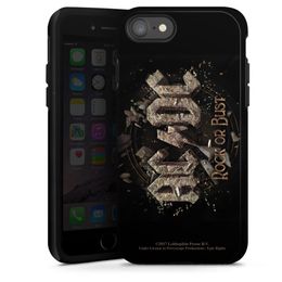 DeinDesign iPhone SE (2020) Handy Panzer Handyh&uuml;lle robuste Outdoor H&uuml;lle Schutzh&uuml;lle gl&auml;nzend Rock Or Bust Official Licensed Product Acdc Tough Case