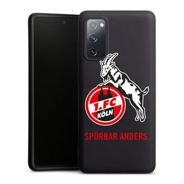 DeinDesign Galaxy S20 FE 5G Handy Premium Silikon H&uuml;lle Handyh&uuml;lle schwarz Case Transparent Official Licensed Product 1. Fc K&ouml;ln Silikon Premium Case