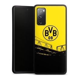 DeinDesign Galaxy S20 FE Handy Premium Silikon H&uuml;lle Handyh&uuml;lle schwarz Case Bvb Borussia Dortmund Merchandise Silikon Premium Case