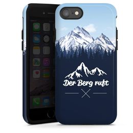DeinDesign iPhone 8 Handy Panzer Handyh&uuml;lle robuste Outdoor H&uuml;lle Schutzh&uuml;lle gl&auml;nzend Wanderlust Sky Mountain Tough Case