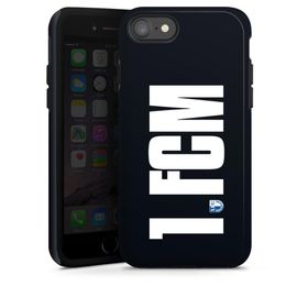 DeinDesign iPhone SE (2020) Handy Panzer Handyh&uuml;lle robuste Outdoor H&uuml;lle Schutzh&uuml;lle gl&auml;nzend Official Licensed Product 1. Fcm 1. Fc Magdeburg Tough Case