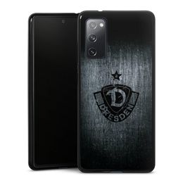 DeinDesign Galaxy S20 FE 5G Handy Silikon H&uuml;lle Case schwarz Handyh&uuml;lle Sg Dynamo Dresden Official Licensed Product Vintage