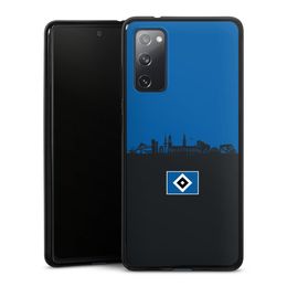 DeinDesign Galaxy S20 FE 5G Handy Silikon H&uuml;lle Case schwarz Handyh&uuml;lle Skyline Hamburg Hsv