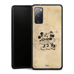 DeinDesign Galaxy S20 FE Handy Silikon H&uuml;lle Case schwarz Handyh&uuml;lle Vintage Minnie Mouse Mickey Mouse