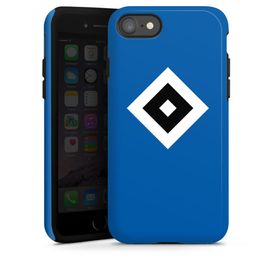 DeinDesign iPhone SE (2020) Handy Panzer Handyh&uuml;lle robuste Outdoor H&uuml;lle Schutzh&uuml;lle gl&auml;nzend Logo Hsv Hamburger Sv Tough Case