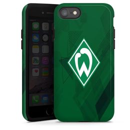 DeinDesign iPhone SE (2020) Handy Panzer Handyh&uuml;lle robuste Outdoor H&uuml;lle Schutzh&uuml;lle gl&auml;nzend Sv Werder Bremen Coat Of Arms Official Licensed Product Tough Case