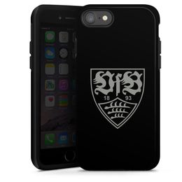DeinDesign iPhone SE (2020) Handy Panzer Handyh&uuml;lle robuste Outdoor H&uuml;lle Schutzh&uuml;lle gl&auml;nzend Vfb Stuttgart Logo Official Licensed Product Tough Case