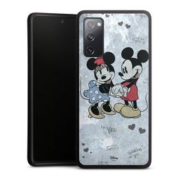 DeinDesign Galaxy S20 FE 5G Handy Premium Silikon H&uuml;lle Handyh&uuml;lle schwarz Case Vintage Disney Silikon Premium Case