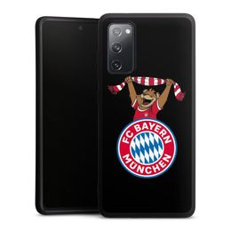 DeinDesign Galaxy S20 FE 5G Handy Premium Silikon H&uuml;lle Handyh&uuml;lle schwarz Case Fc Bayern M&uuml;nchen Official Licensed Product Bernie Silikon Premium Case