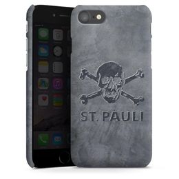 DeinDesign iPhone SE (2020) Handy Premium Case Smartphone Handyh&uuml;lle Schutzh&uuml;lle matt Concrete Logo Fc St. Pauli Premium Case