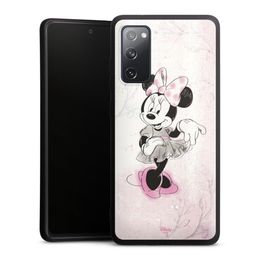 DeinDesign Galaxy S20 FE Handy Premium Silikon H&uuml;lle Handyh&uuml;lle schwarz Case Minnie Mouse Vintage Disney Silikon Premium Case