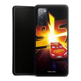 DeinDesign Galaxy S20 FE Handy Premium Silikon H&uuml;lle Handyh&uuml;lle schwarz Case Cars Lightning Mcqueen 95 Official Licensed Product Silikon Premium Case