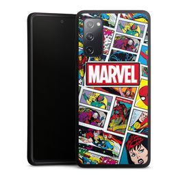 DeinDesign Galaxy S20 FE 5G Handy Premium Silikon H&uuml;lle Handyh&uuml;lle schwarz Case Muster Comic Marvel Silikon Premium Case